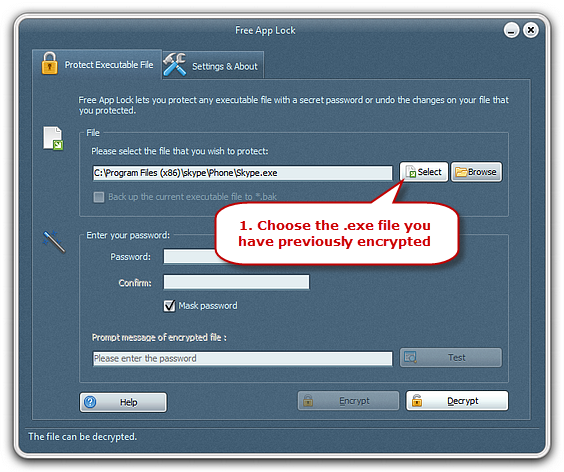How To Decrypt Programs Free App Lock